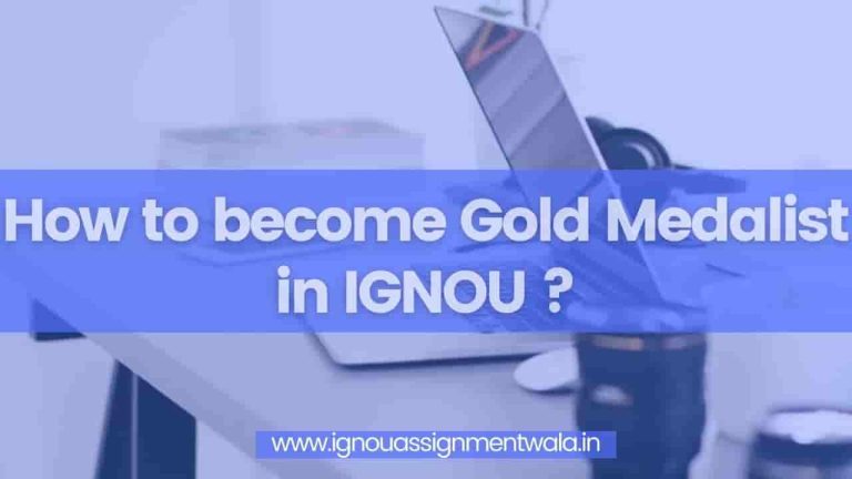 How to become Gold Medalist in IGNOU ? || IGNOU Gold Medal - IGNOU ...